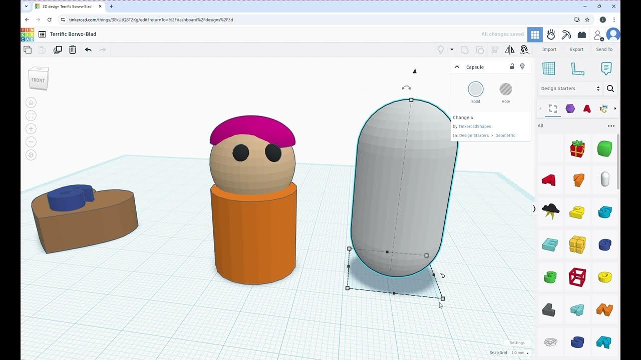 Tinkercad 3D Modeling Process - YouTube