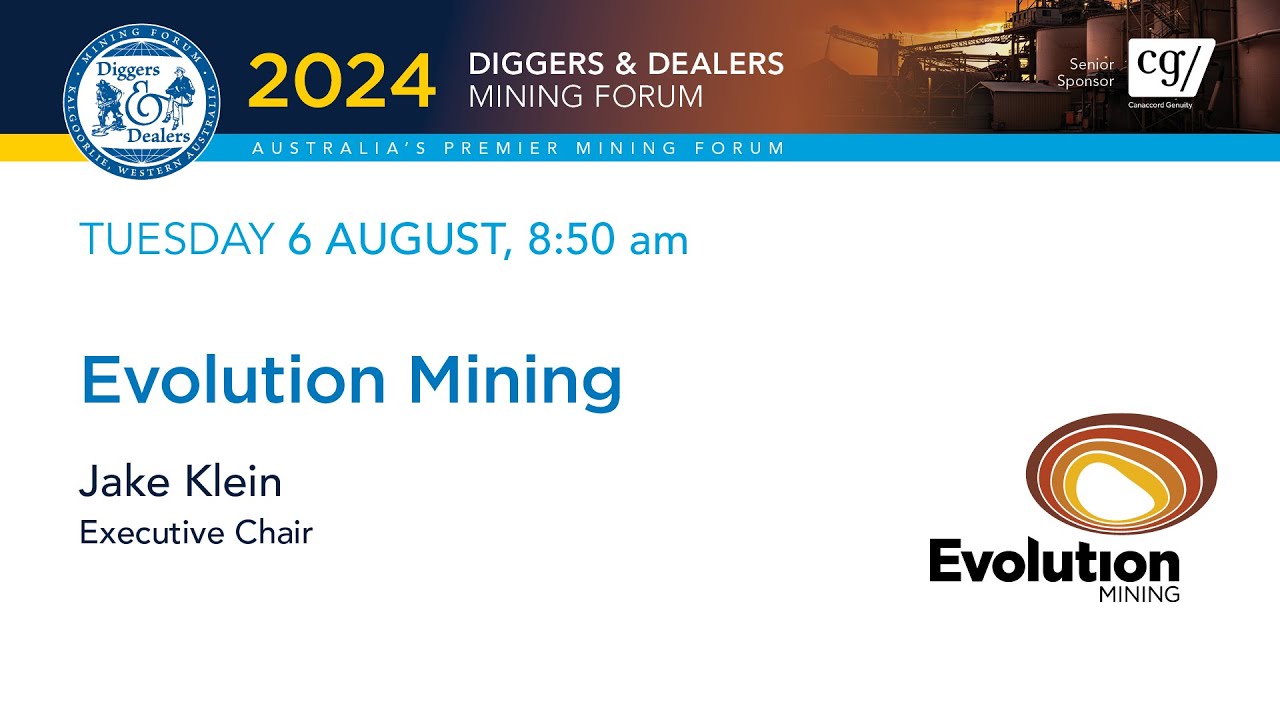 2024 | Evolution Mining | Jake Klein | Diggers & Dealers - YouTube