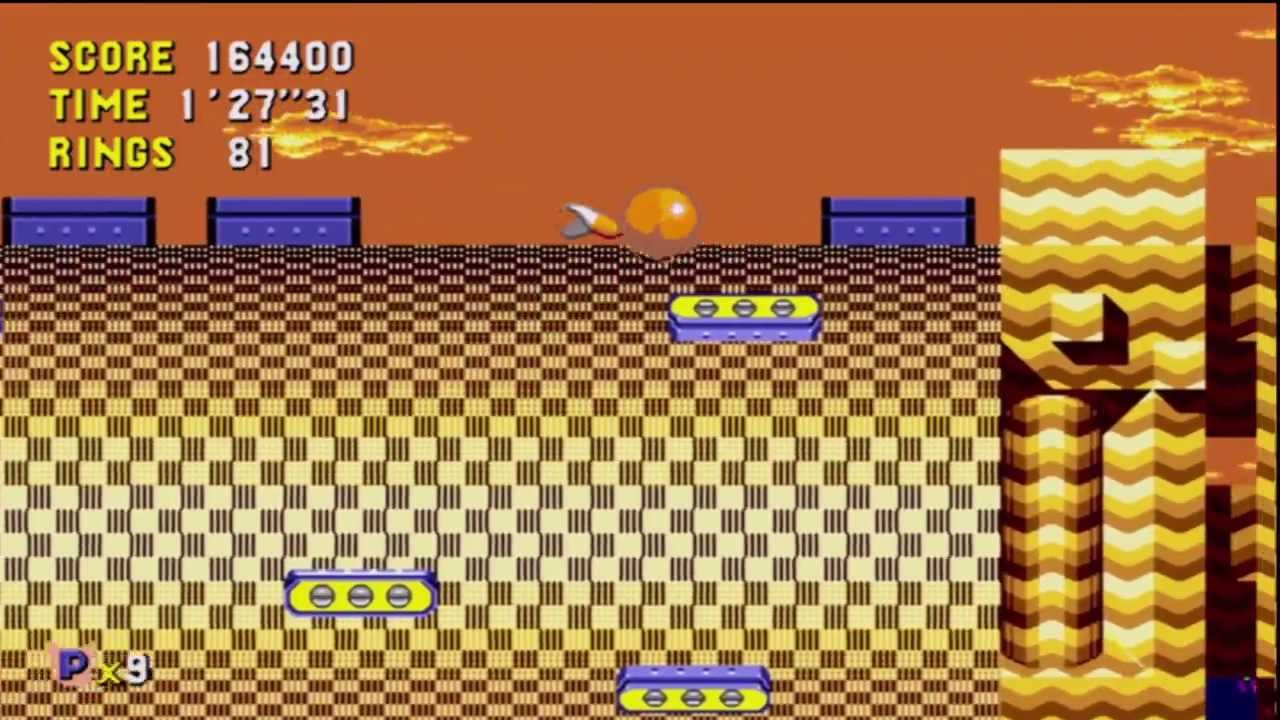 Sonic CD (Tails Run) (Sega CD/PS3) Gameplay Part 2 (Collision Chaos ...