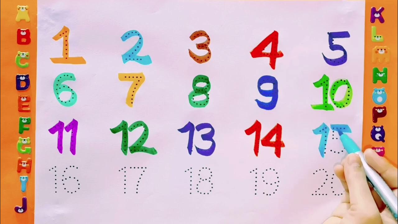 Count numbers 1to20|12345 learning vedios for childrens|Counting numbers 1to20 in English - YouTube