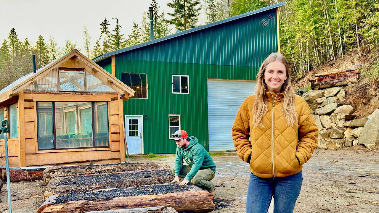 Simple Raised Garden Bed | Idaho Mountain Homestead - YouTube
