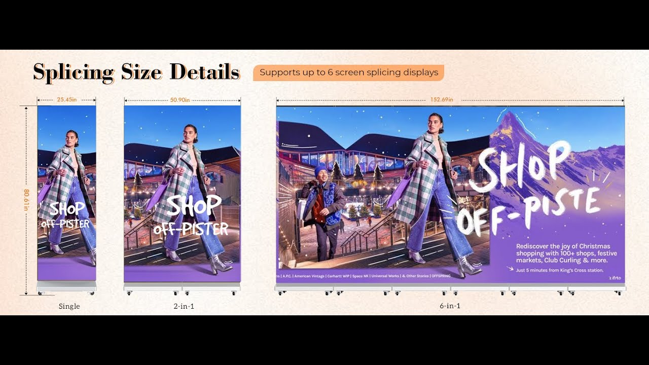 Foldable LED Poster GOB Proof P1 5 P1 8 P2 Factory Wholesale Vendor ...