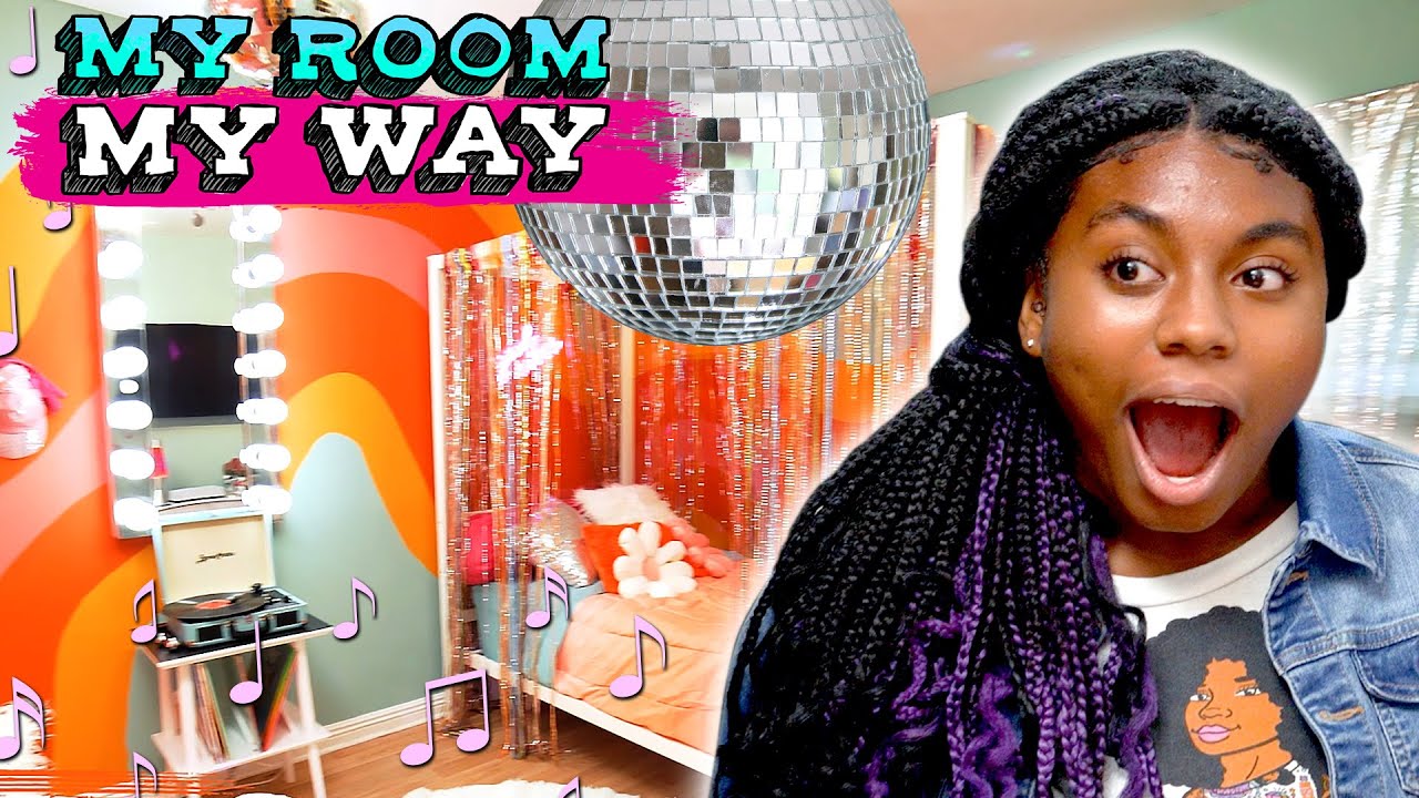 Sisters Get a Funky New Disco Dance Room! | Kids Room Makeover | MY ...