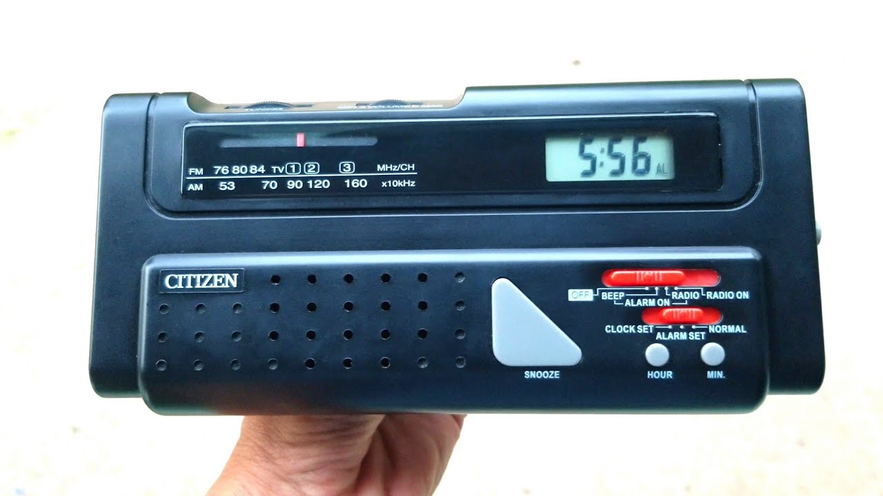 Radio đồng hồ Citizen - YouTube
