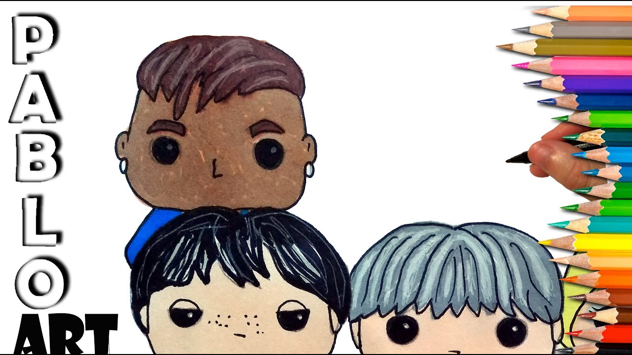 How to color Neymar as Funko Pop | Learn to Draw step by step - YouTube