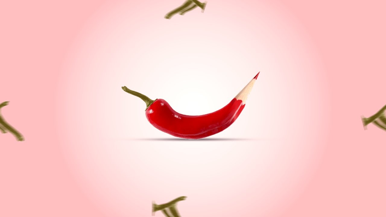PENCIL PEPPER manipulation in photoshop - YouTube