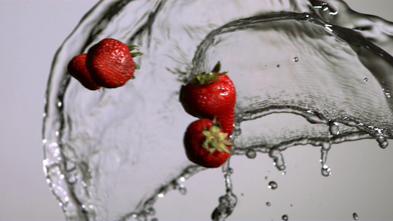 Slow Motion - Falling Fruits in Water!!! - YouTube