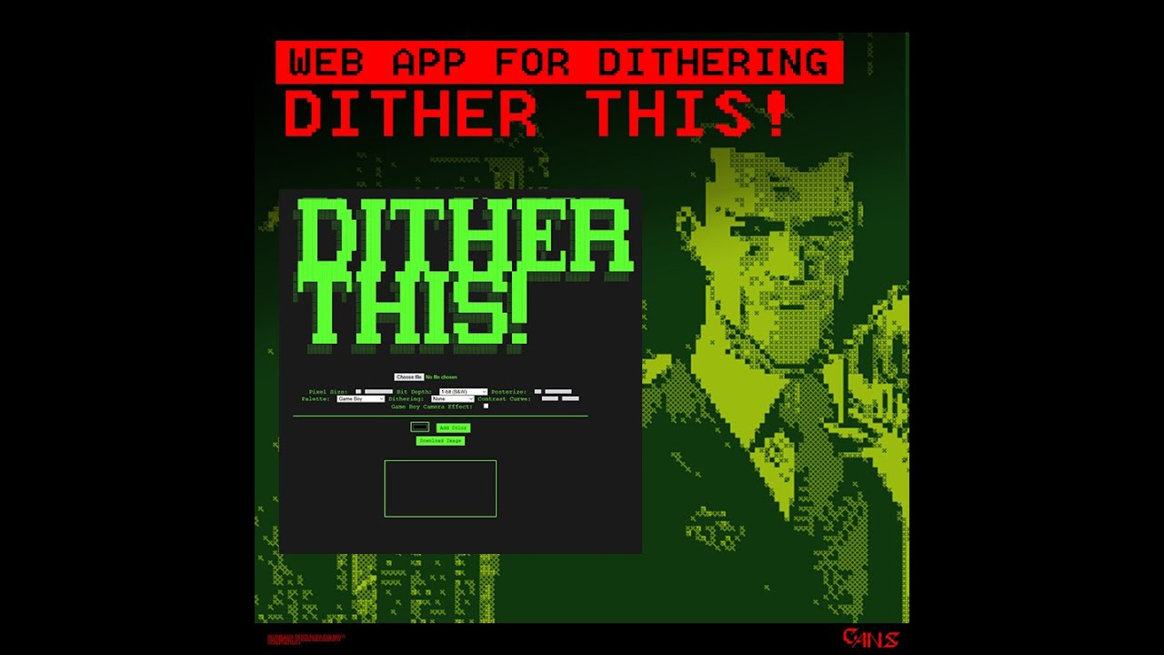 DITHER THIS! app trailer - YouTube