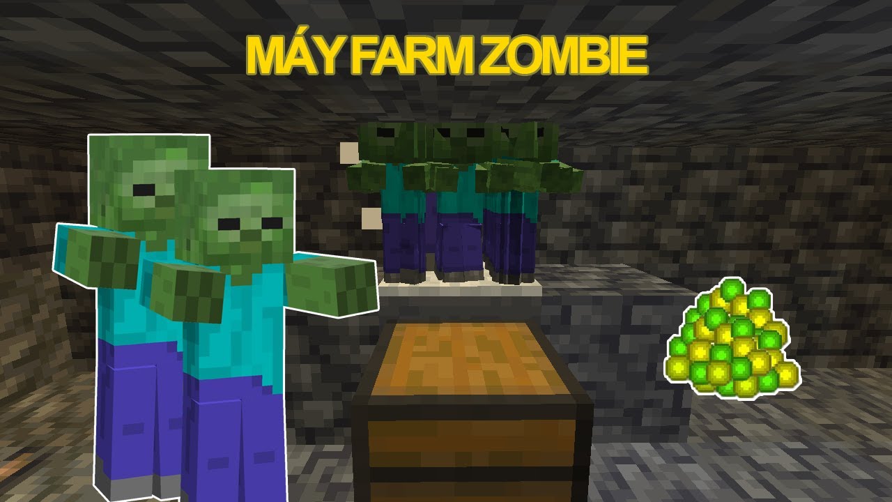 Cách Làm Máy Farm Zombie Trong Minecraft - YouTube