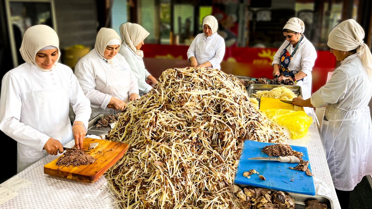 Best eating dish in special ceremonies Naryn l National Uzbek dish ...