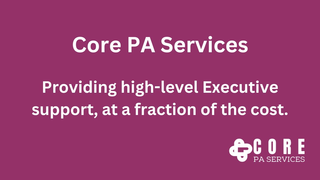 Core PA Services - YouTube