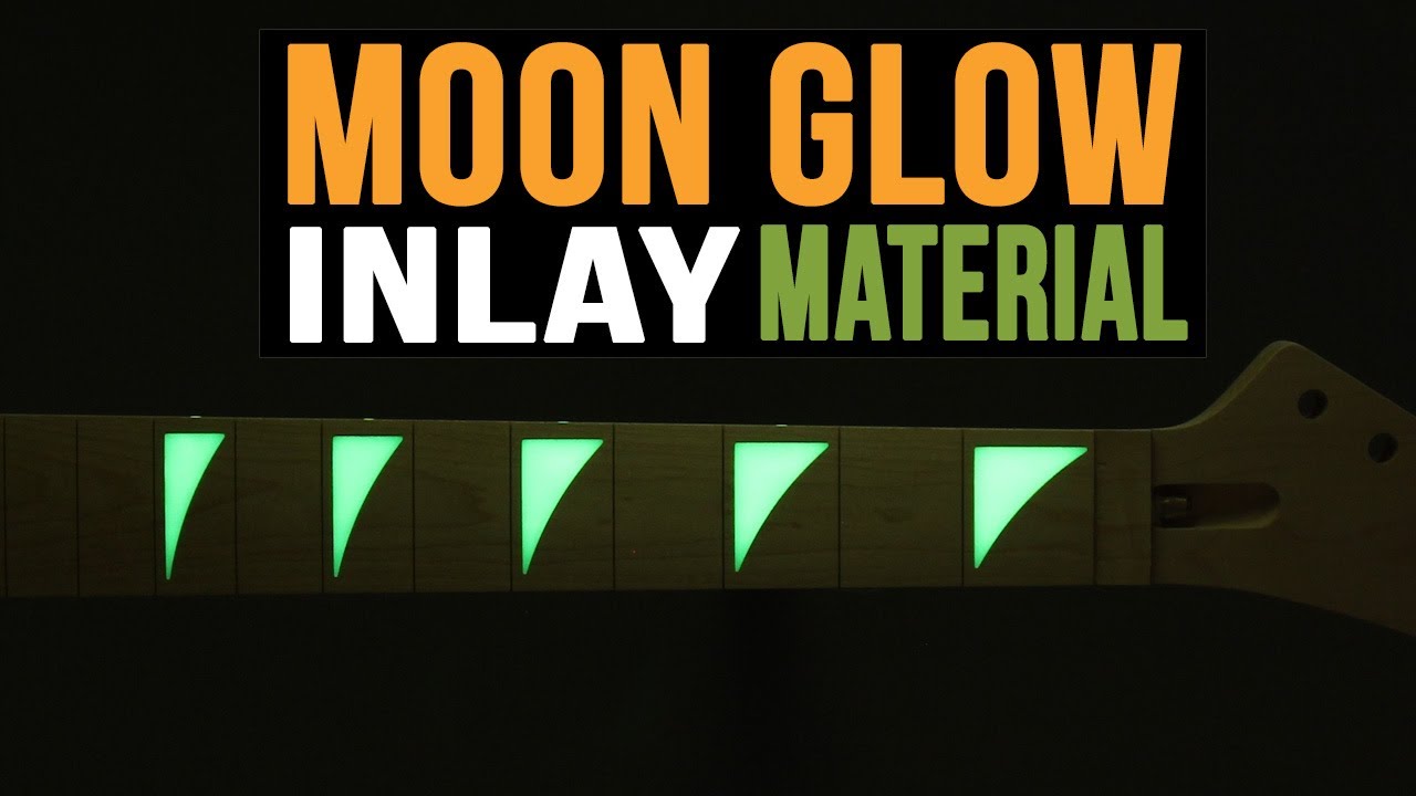 Warmoth Moon Glow Inlays and Side Dots! - YouTube