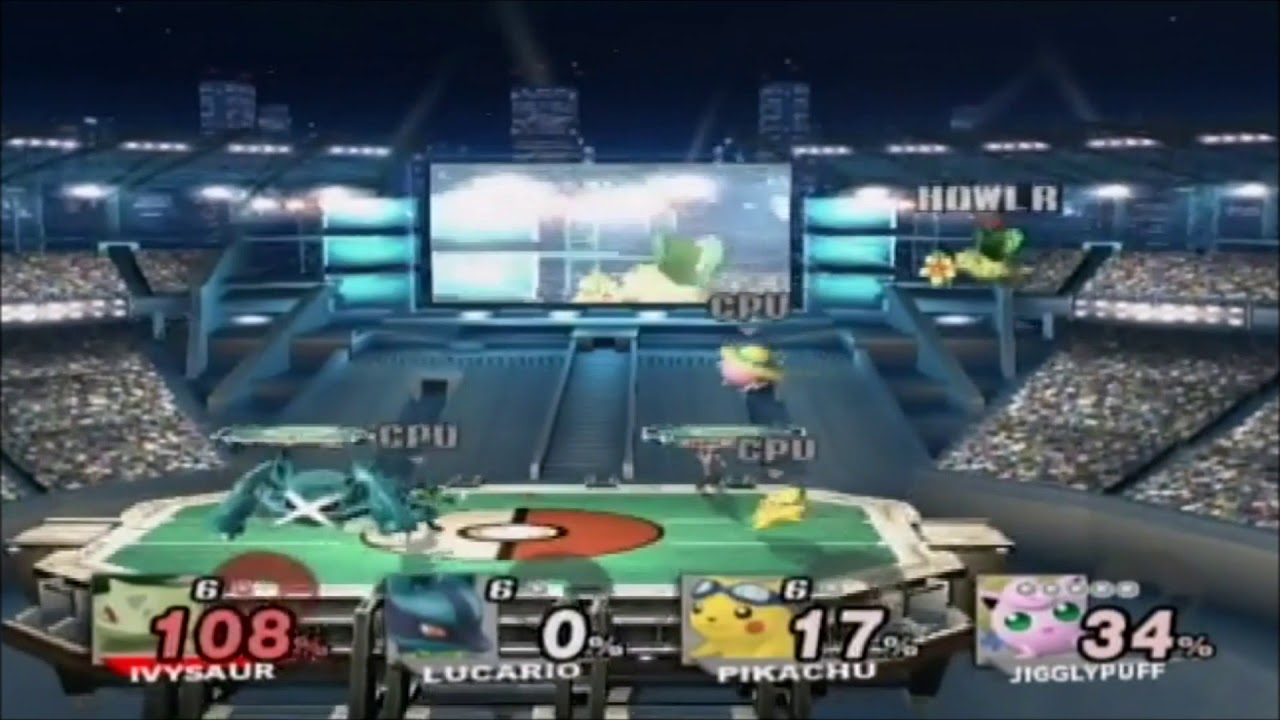 Super Smash Bros Brawl: Group Brawl - Pokémon Stadium 2 - YouTube