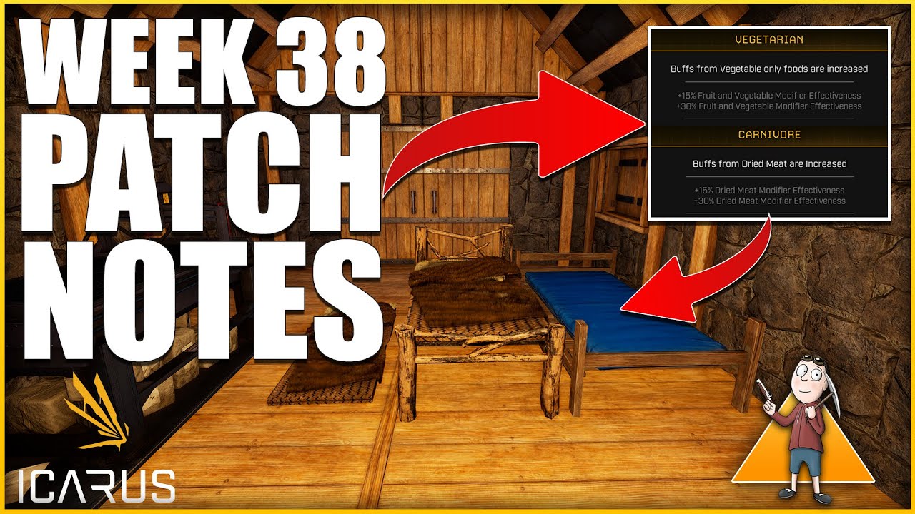 ICARUS - Week 38 Update | New Mission, Bed Changes & More (QoL Patch ...