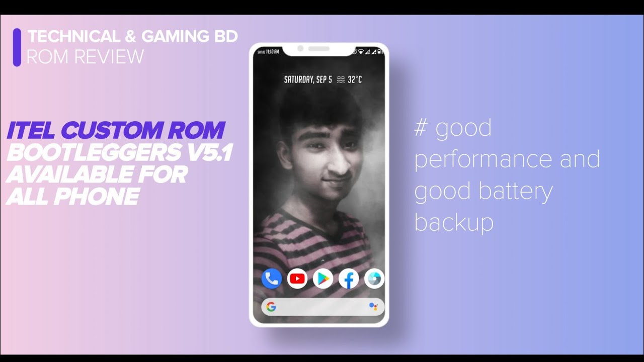Bootleggers rom v5.1 | itel s13pro | Review | 2020 - YouTube