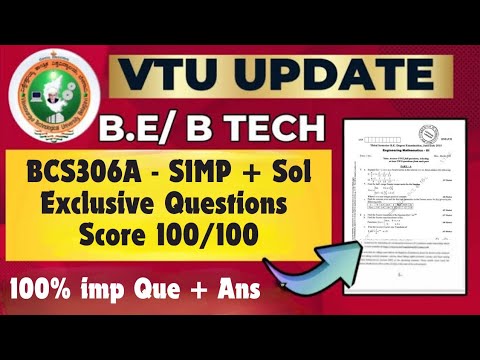 BCS306A All Modules 100% Exclusive score 100/100 #importantquestions # ...