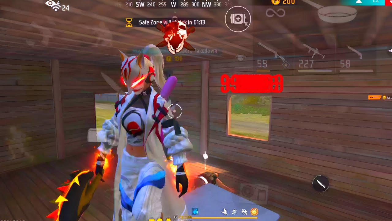 FULL MAP 🥶GAMEPLAY || white ff no skill sensi on 🥵#freefire # ...