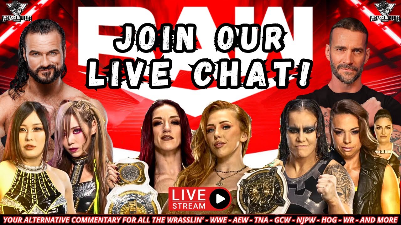 WWE RAW Live Stream - Join Our Live Chat & Watch Along (August 19, 2024 ...