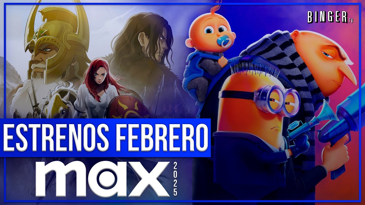 Estrenos MAX FEBRERO 2025 | Series y Películas (HBO) - YouTube