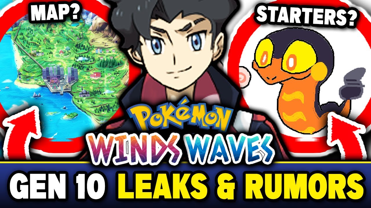 POKEMON NEWS! NEW GEN 10 STARTER POKEMON RUMORS! NEW MAP LEAK UPDATES ...