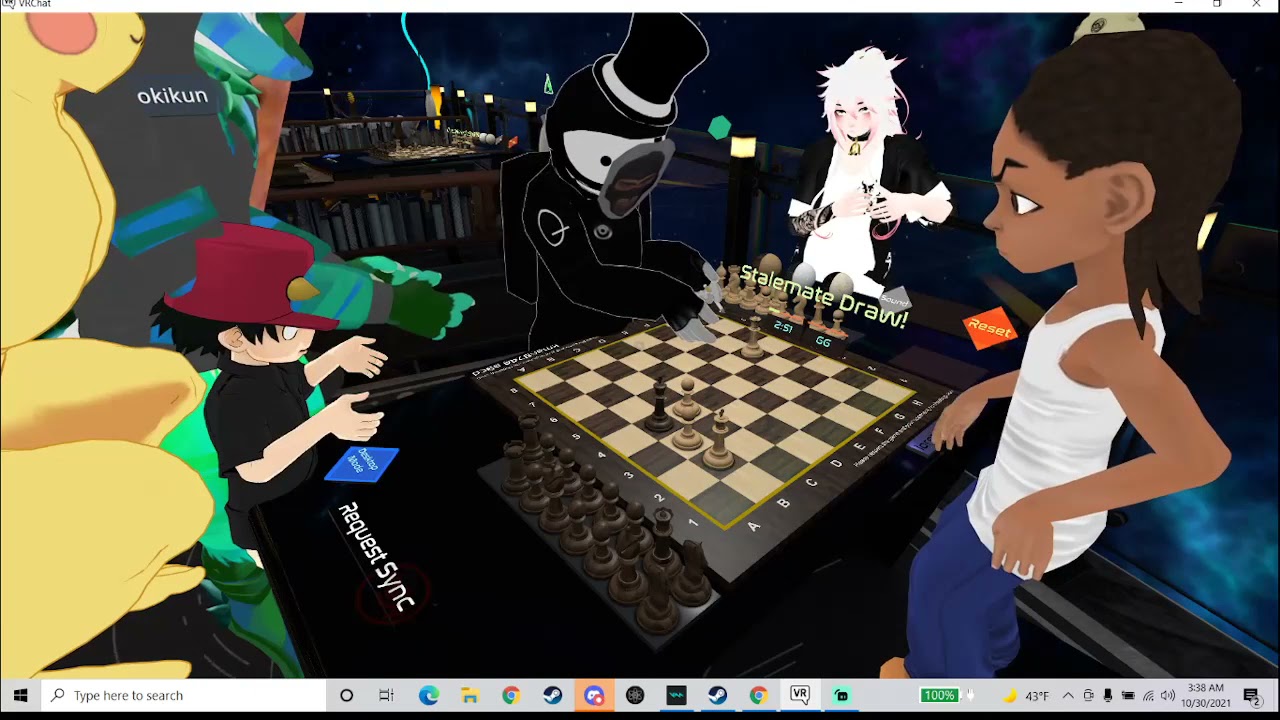 VRChat Chess Argument: Virgin Pro VS Casual Chad - YouTube