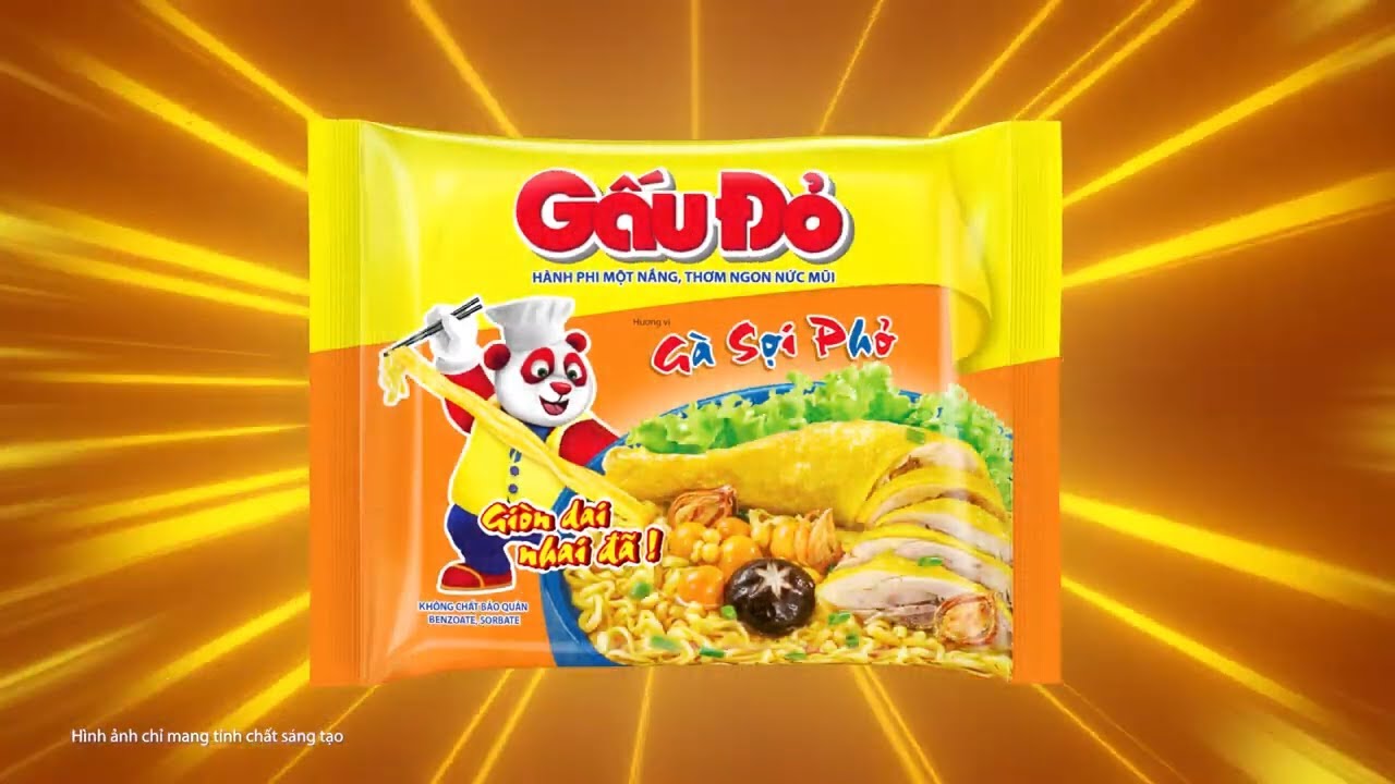 MÌ GẤU ĐỎ - SỢI MÌ GIÒN DAI NHAI ĐÃ! - N - 30s - YouTube