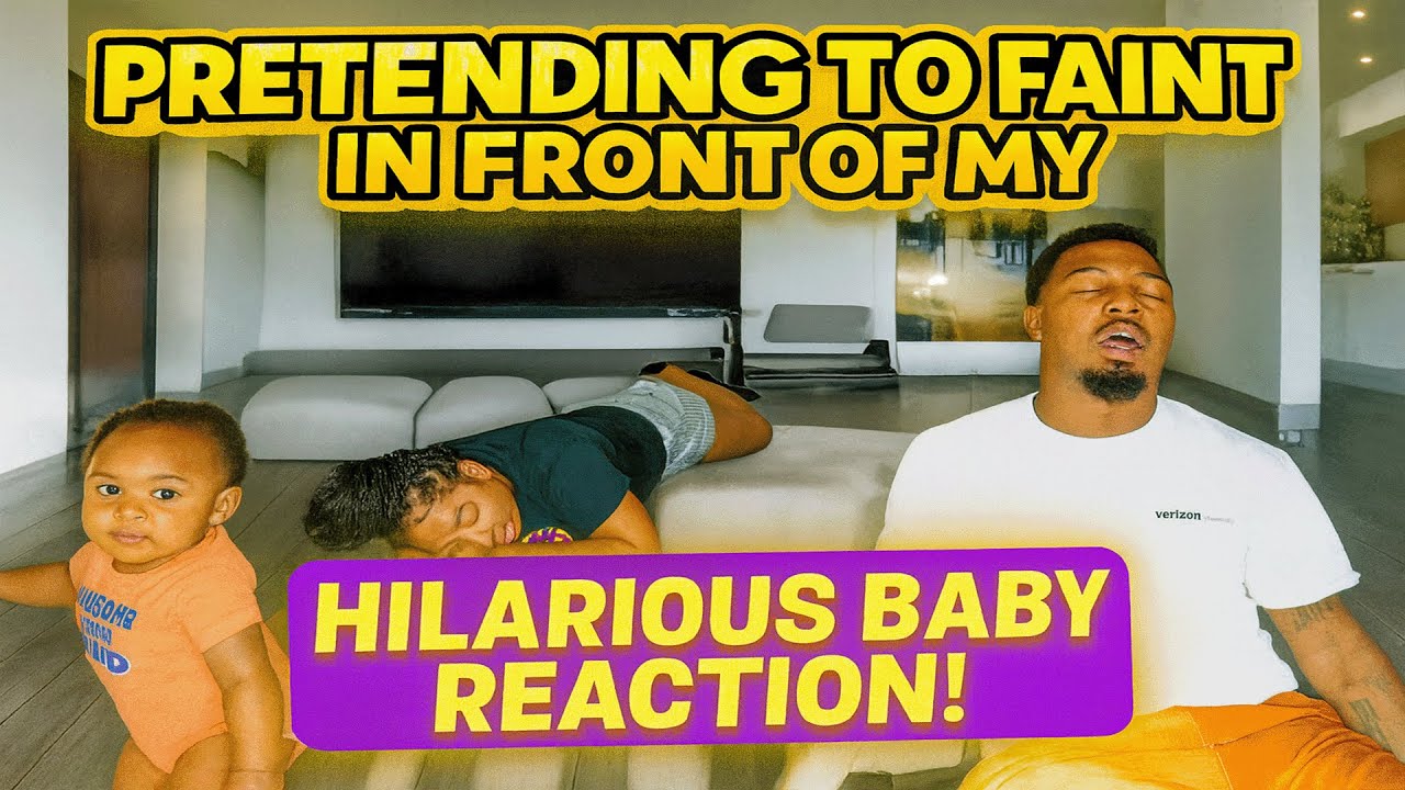 Pretending to Faint in Front of My 1-Year-Old | Hilarious Baby Reaction ...