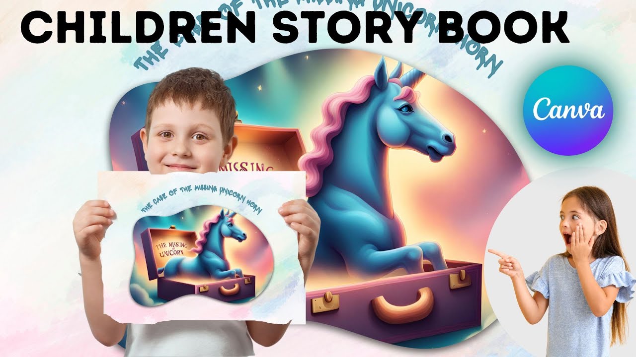 How to Create Children's Story Book in Canva - YouTube