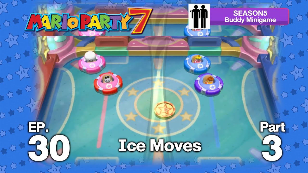 Mario Party 7 SS5 Buddy Minigame EP 30 - Ice Moves P3 - YouTube