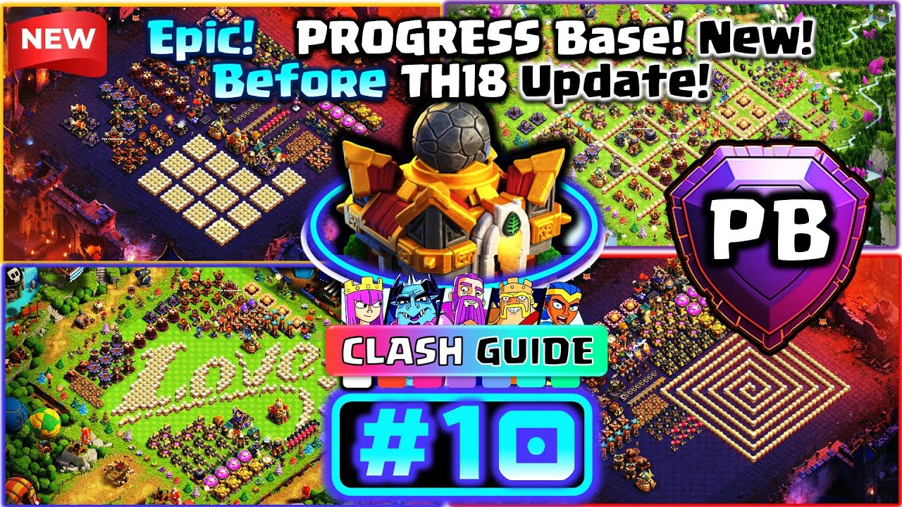 New! TH16 Progress Base and Showcase Base with Link! COC TH16 Funny ...