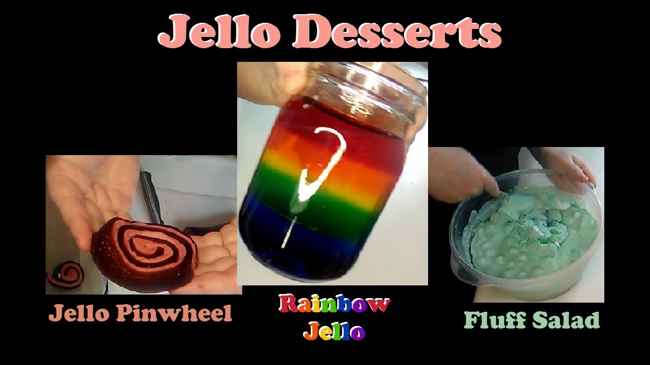 Delicious And Creative: Making Rainbow Jello, Jello Pinwheels And Fluff ...