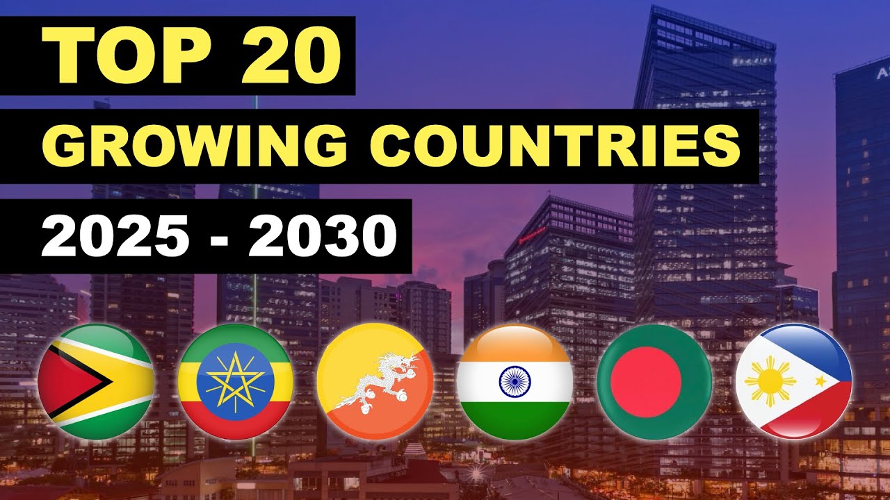 Top 20 Booming Economies (2025 - 2030) | Developing Countries ...