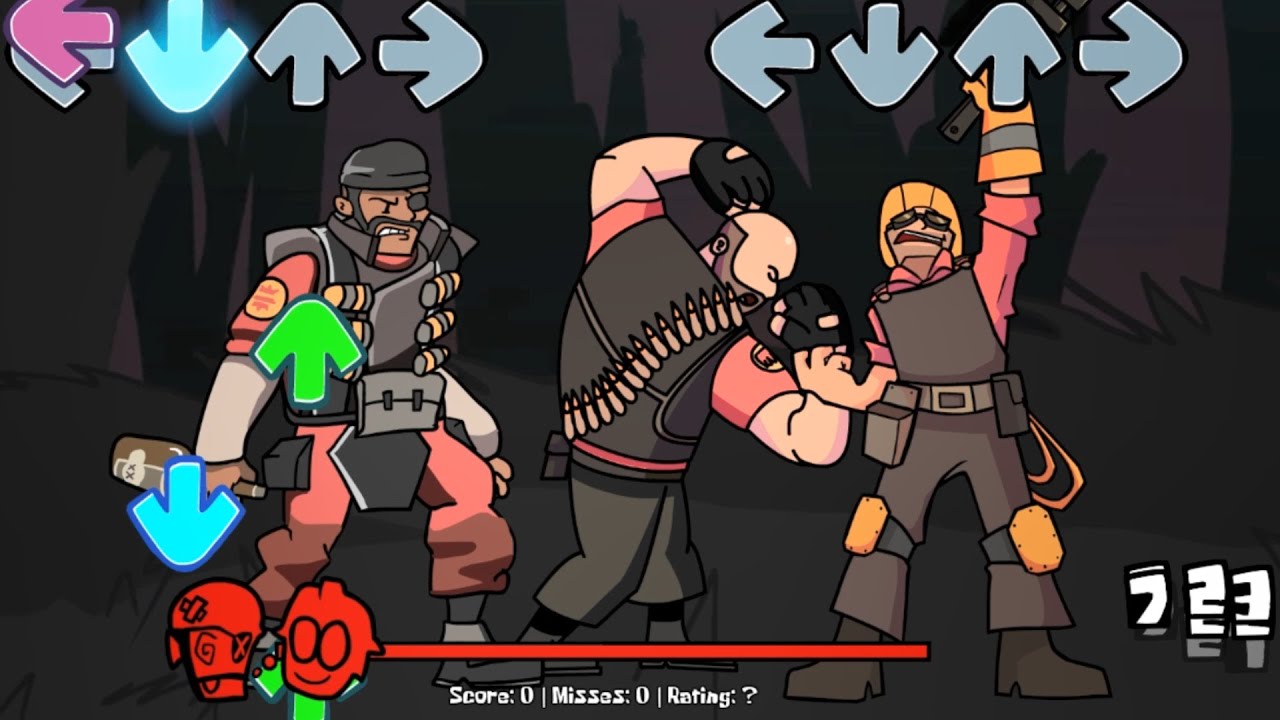 FNF: Team Fortress 2 Triple Trouble Friday Night Funkin' – mods - YouTube