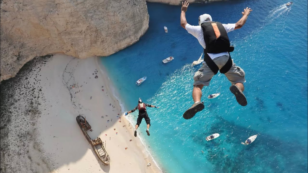 Base Jumping Compilation - YouTube