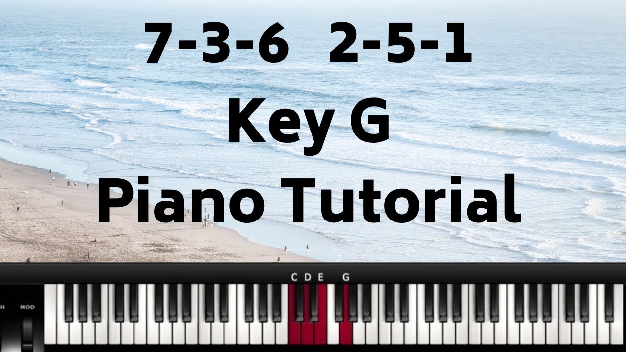 7 3 6 2 5 1 Chord Progression In Key G Piano Tutorial Instructor