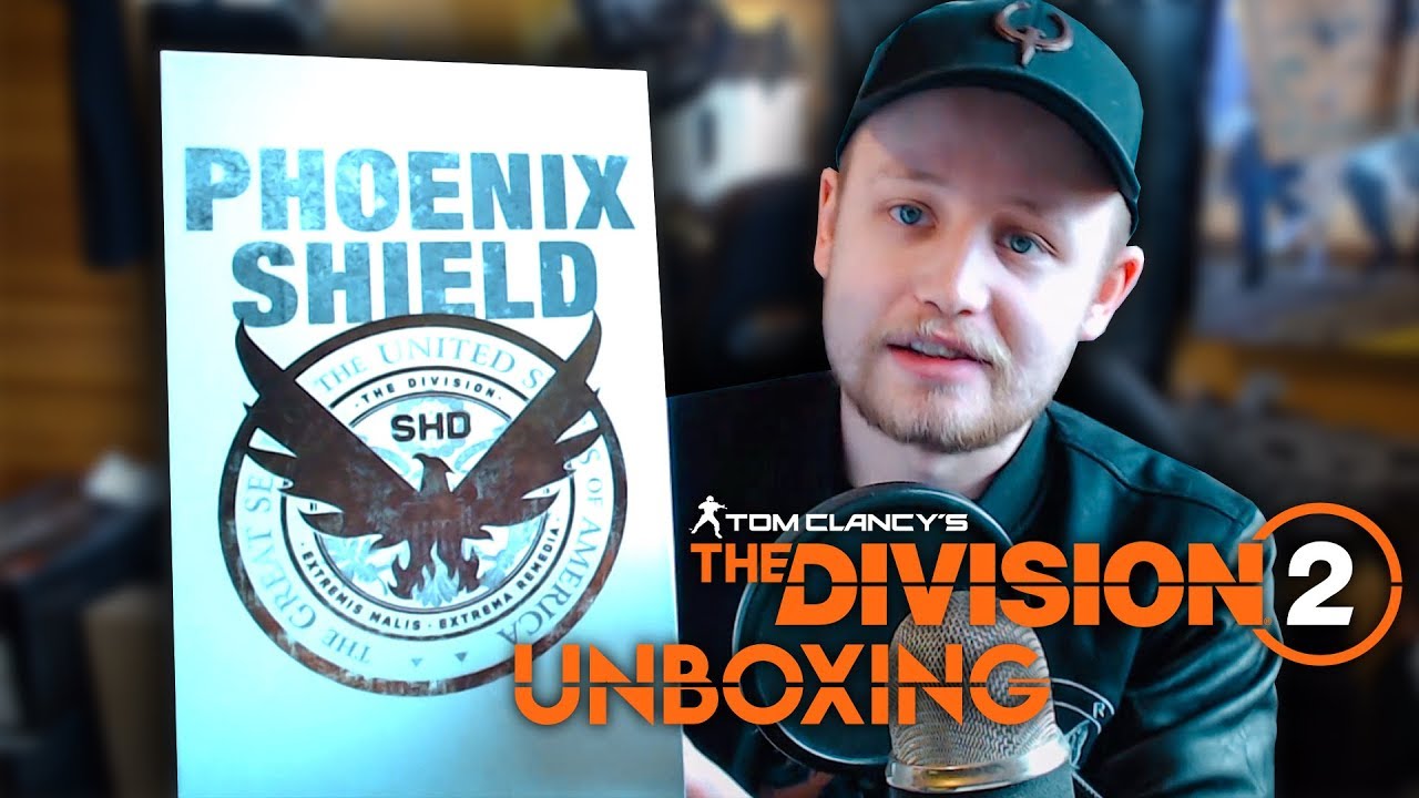 THE DIVISION 2 PHOENIX SHIELD EDICE ZA 5999 Kč UNBOXING - YouTube