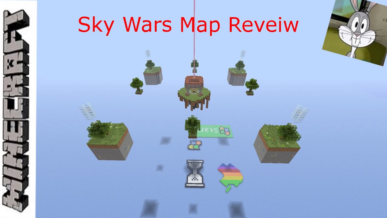 Minecraft Sky Wars Map Review - YouTube