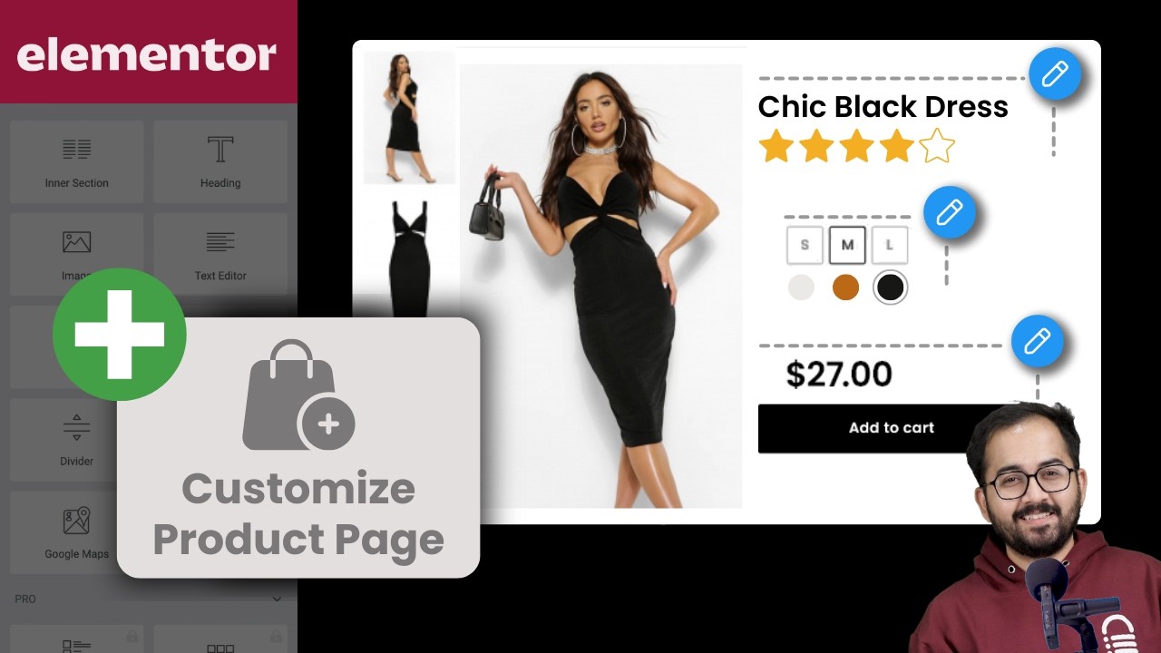 Custom Product Page in Elementor (FREE) - YouTube