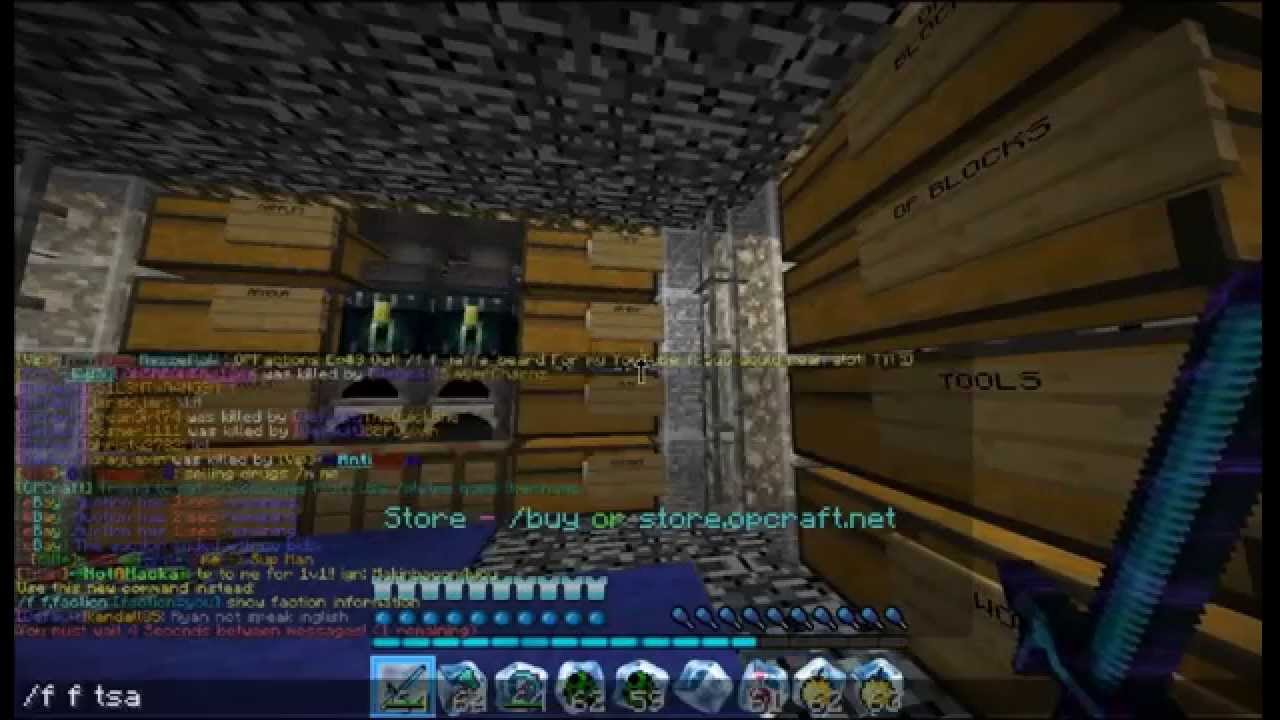 [Minecraft] OPCRAFT RAID GIVEAWAY!!! SPAWNERS/BEDROCK/CREEPEREGGS!! - YouTube