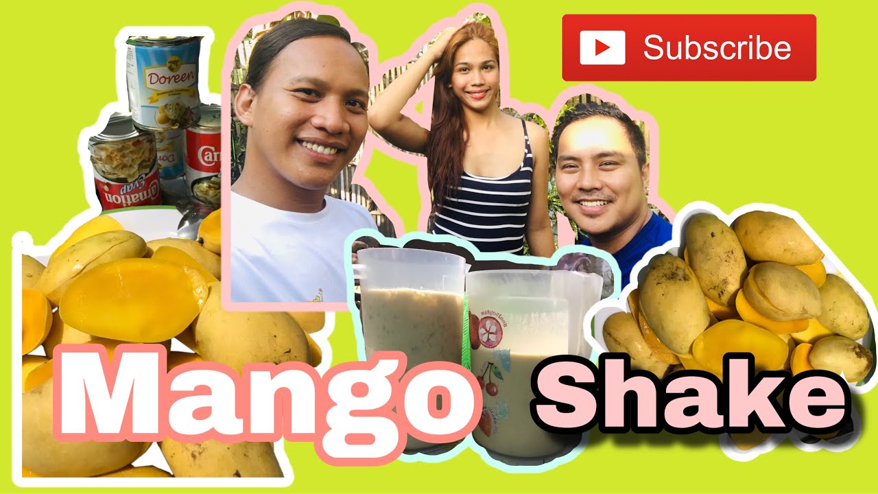 MANGO SHAKE SA TAG INIT/ WALANG TIPID SA INGREDIENTS - YouTube