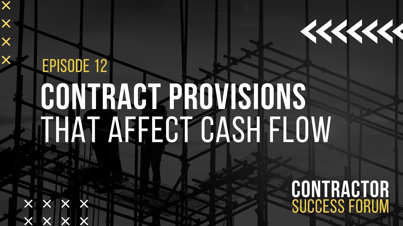 Contract Provisions That Affect Cash Flow - YouTube