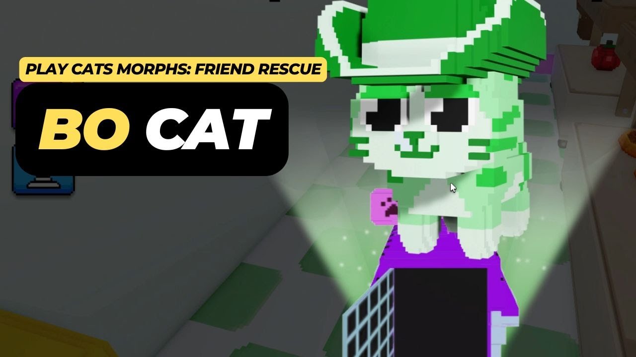 Bo Cat Location - Roblox Play Cats Morphs: Friend Rescue - YouTube