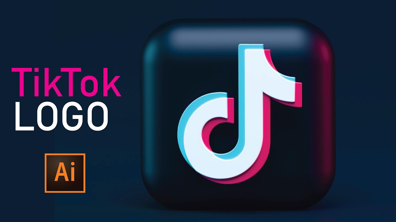 Adobe Illustrator Tutorial | How to Create TIKTOK LOGO 3d Vector - YouTube