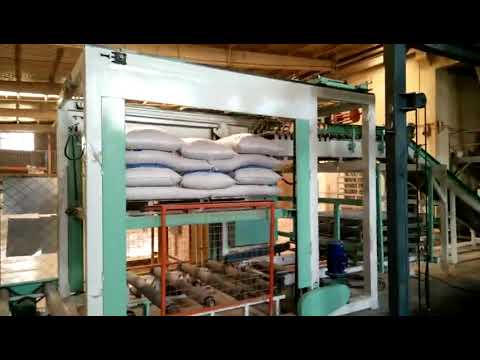 Easy palletizer low position packaging and palletizing system - YouTube
