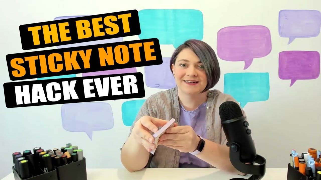 The Best Sticky Note Hack Ever - YouTube