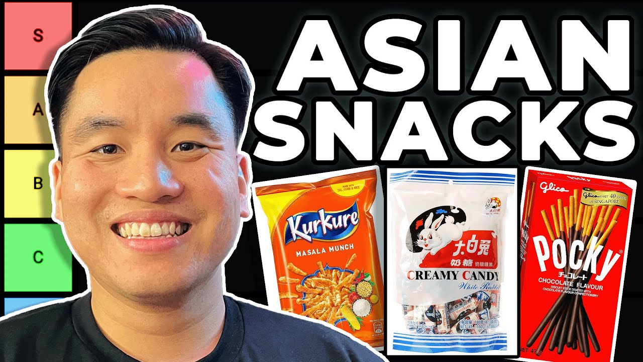 RANKING ICONIC ASIAN SNACKS TIER LIST (with SYDNEY FOOD BOY) - YouTube