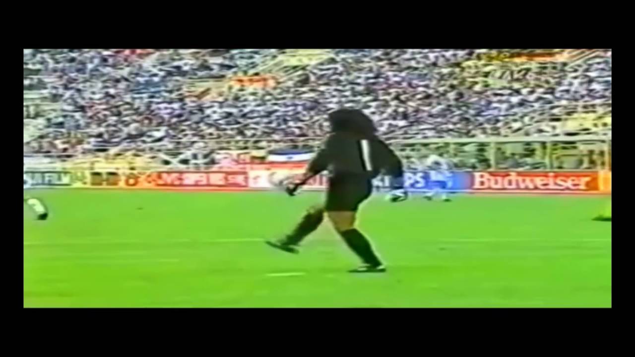 Rene Higuita El Loco Crazy Skills & Saves - YouTube