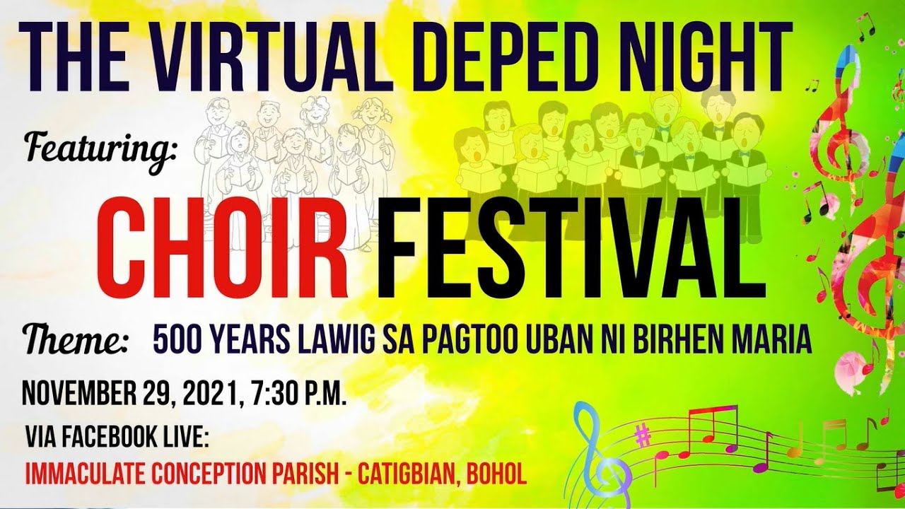 Catigbian Public Elementary Schools' Virtual Deped Night 2021 - Choir ...