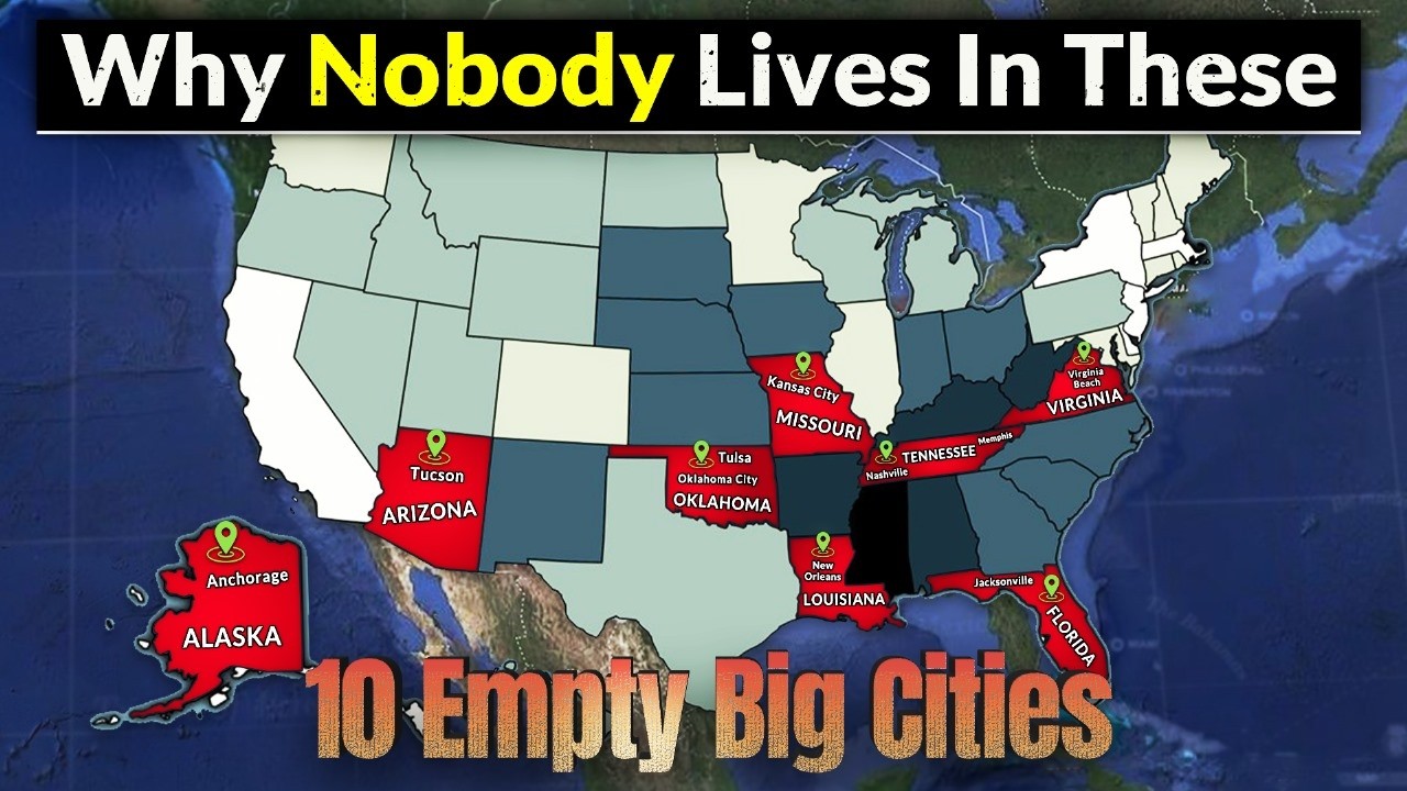 Why Nobody Lives In These 10 Empty Big Cities? - YouTube