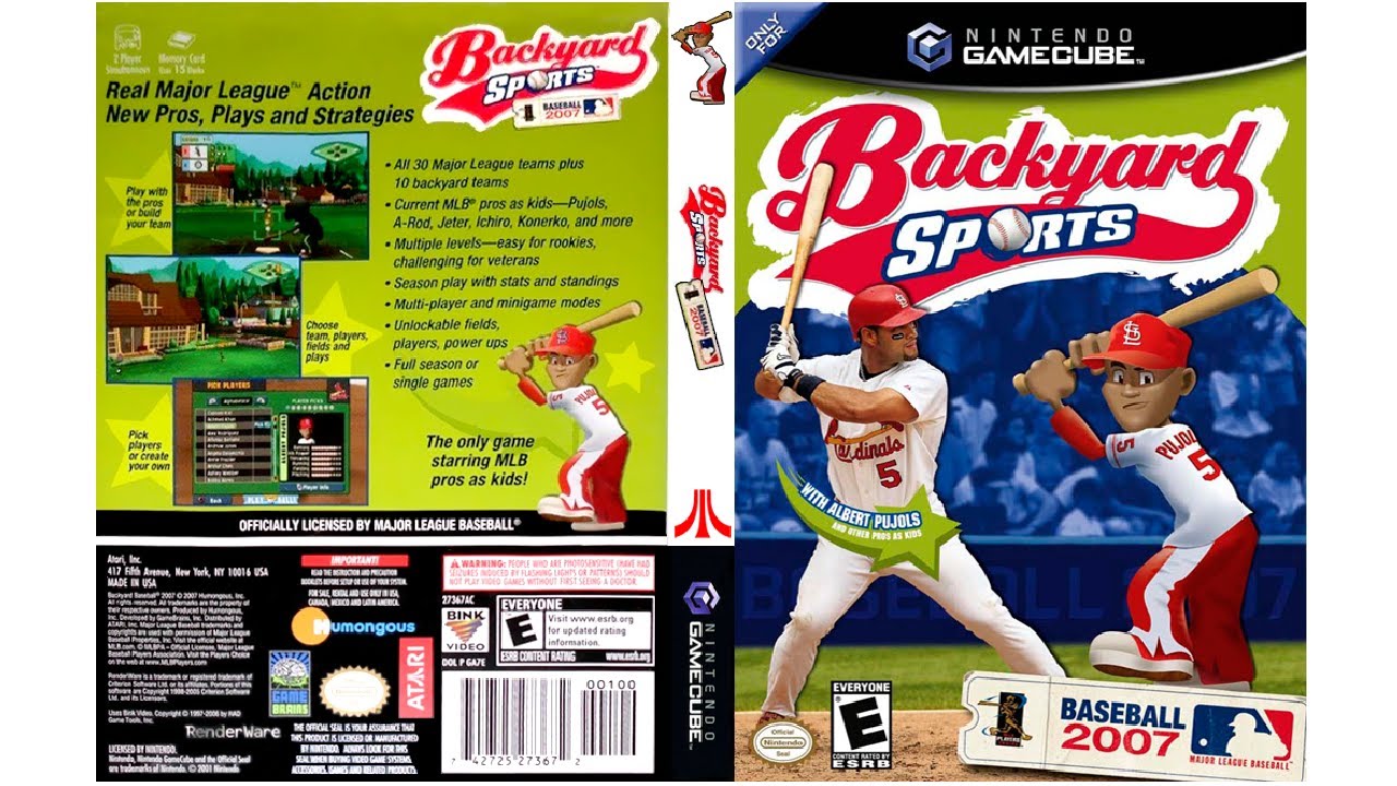 [NGC]Backyard Sports Baseball 2007 Opening - YouTube